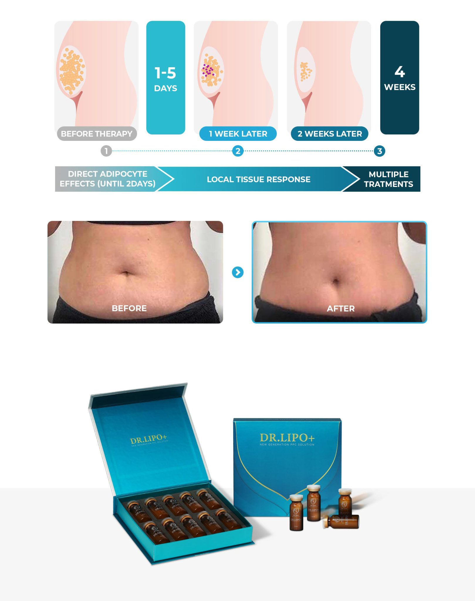 Dr. Lipo PPC Solution for Body Fat Dissolving | Derma Solution